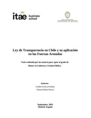 Ley de Transparencia en Chile y su aplicación | Centro de Estudios ...